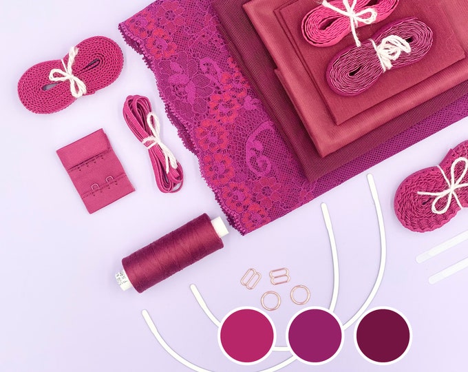 Large Bra & Panty Sewing Kit, Bra Making Kit, Bra Making Supplies, Bra ...