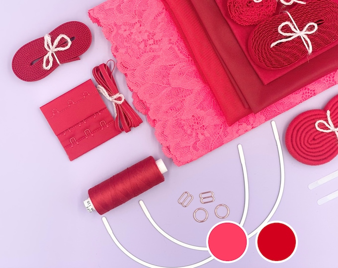 Large Bra & Panty Sewing Kit, Bra Making Kit, Bra Making Supplies, Bra ...