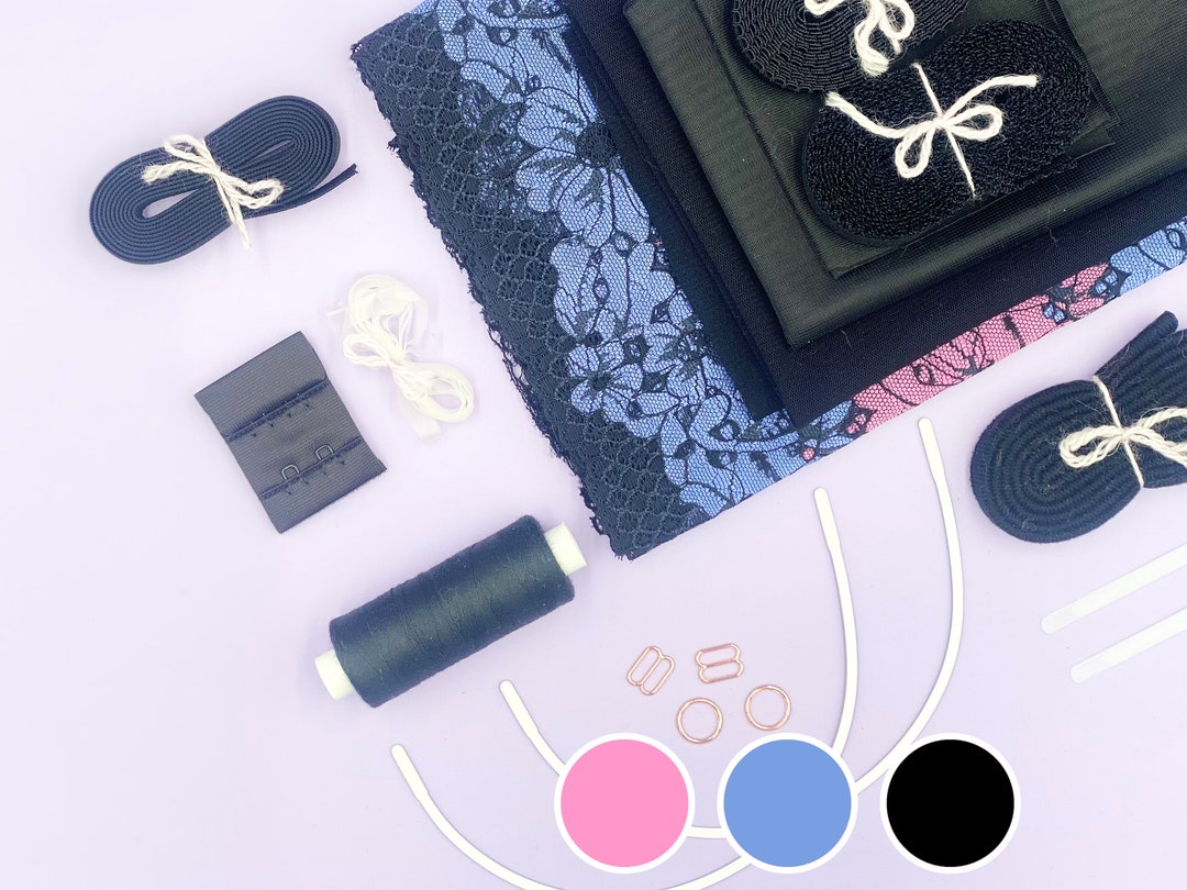 Bra & Panty Sewing Kit, Bra Making Kit, Bra Making Supplies, Bra Sewing ...