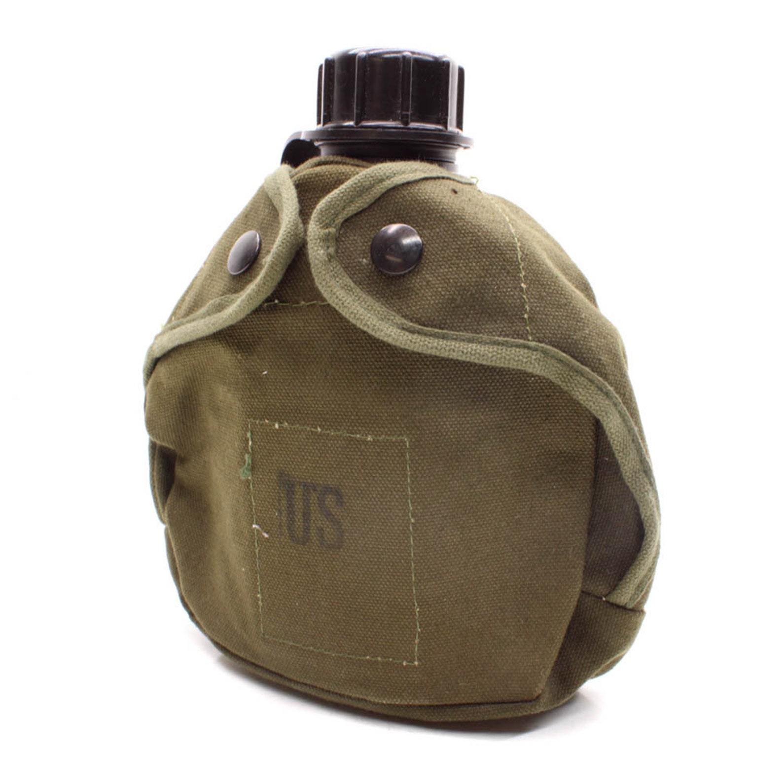 Military Army Canteen With Pouch Cover | 1 Qt | Canvas | Militaria ...