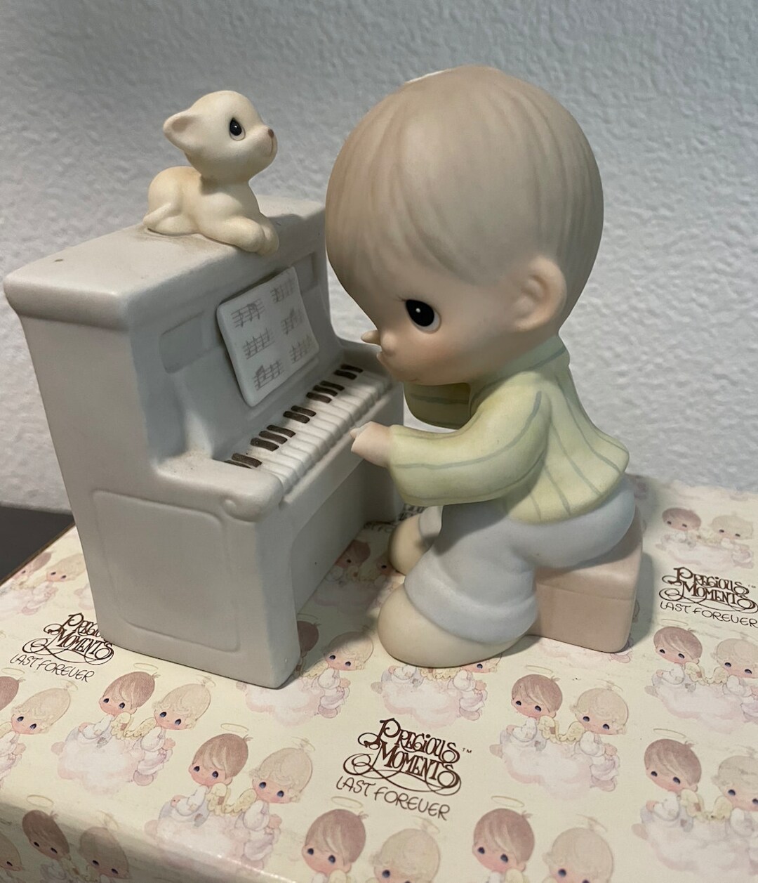 1984 Precious Moments Lord Keep My Life in Tune Music Box - Etsy