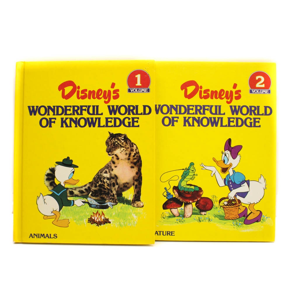 1982 Disney's Wonderful World of Knowledge | Volume 1 Animals | Volume ...