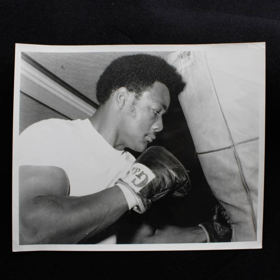 George Foreman Black and White Photograph. 1970s Boxing. Original ...