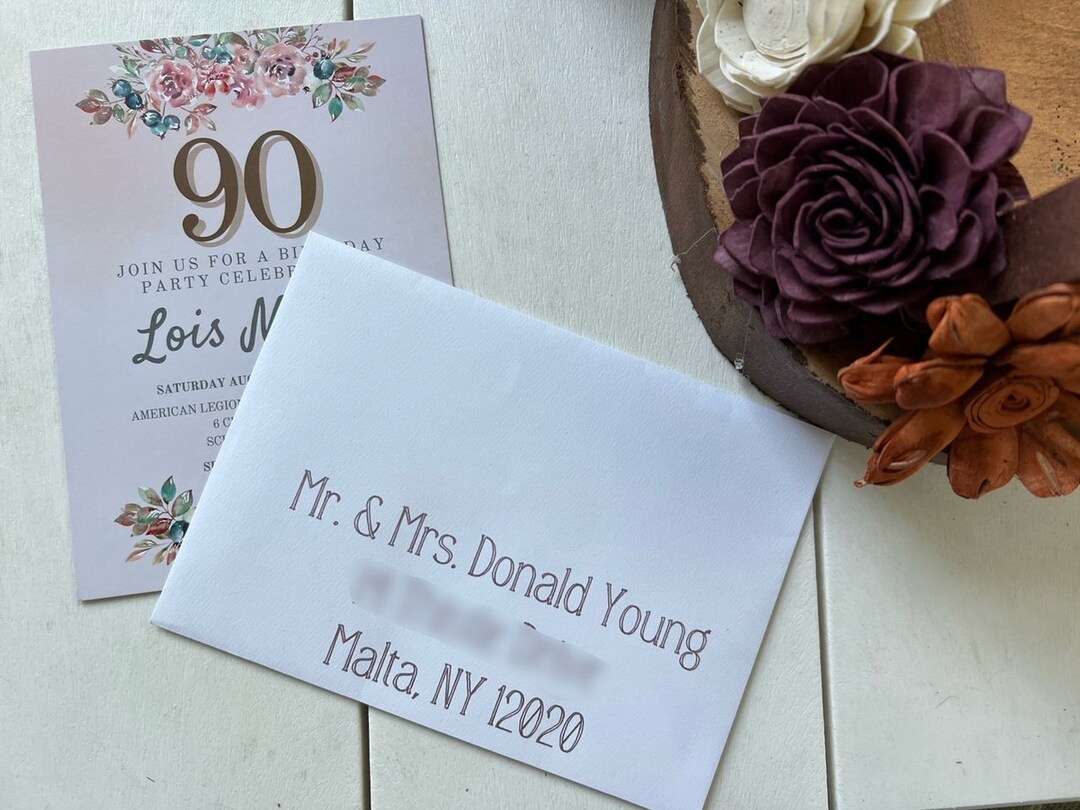 Envelope Addressing Reservation - Etsy