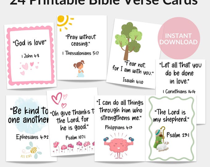 Bible Memory Verses Printable - Handwriting and Coloring - Christian ...