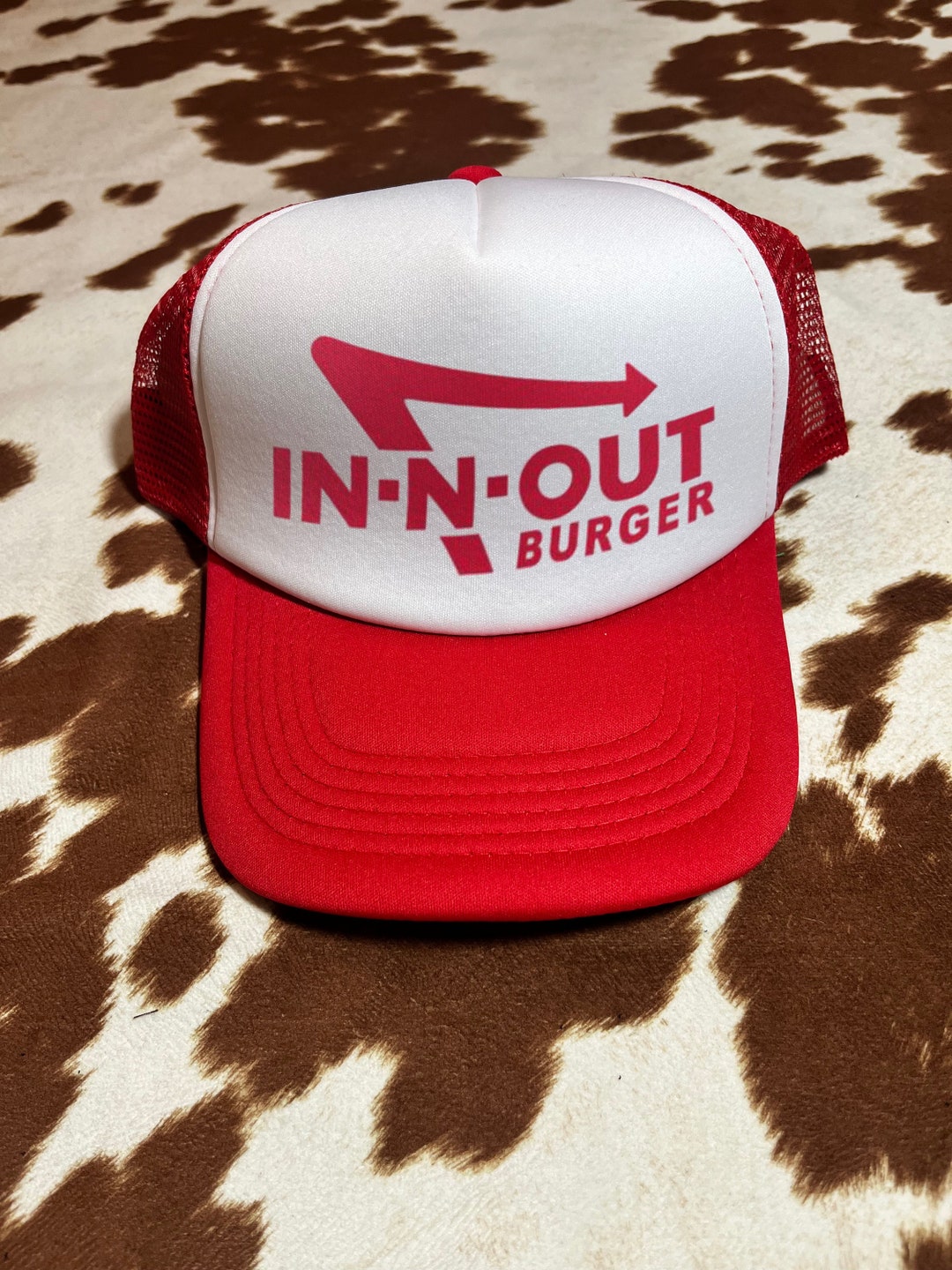 In-n-out Burger Trucker Cap Fast Food Style Foodie Party Fashion Trendy ...