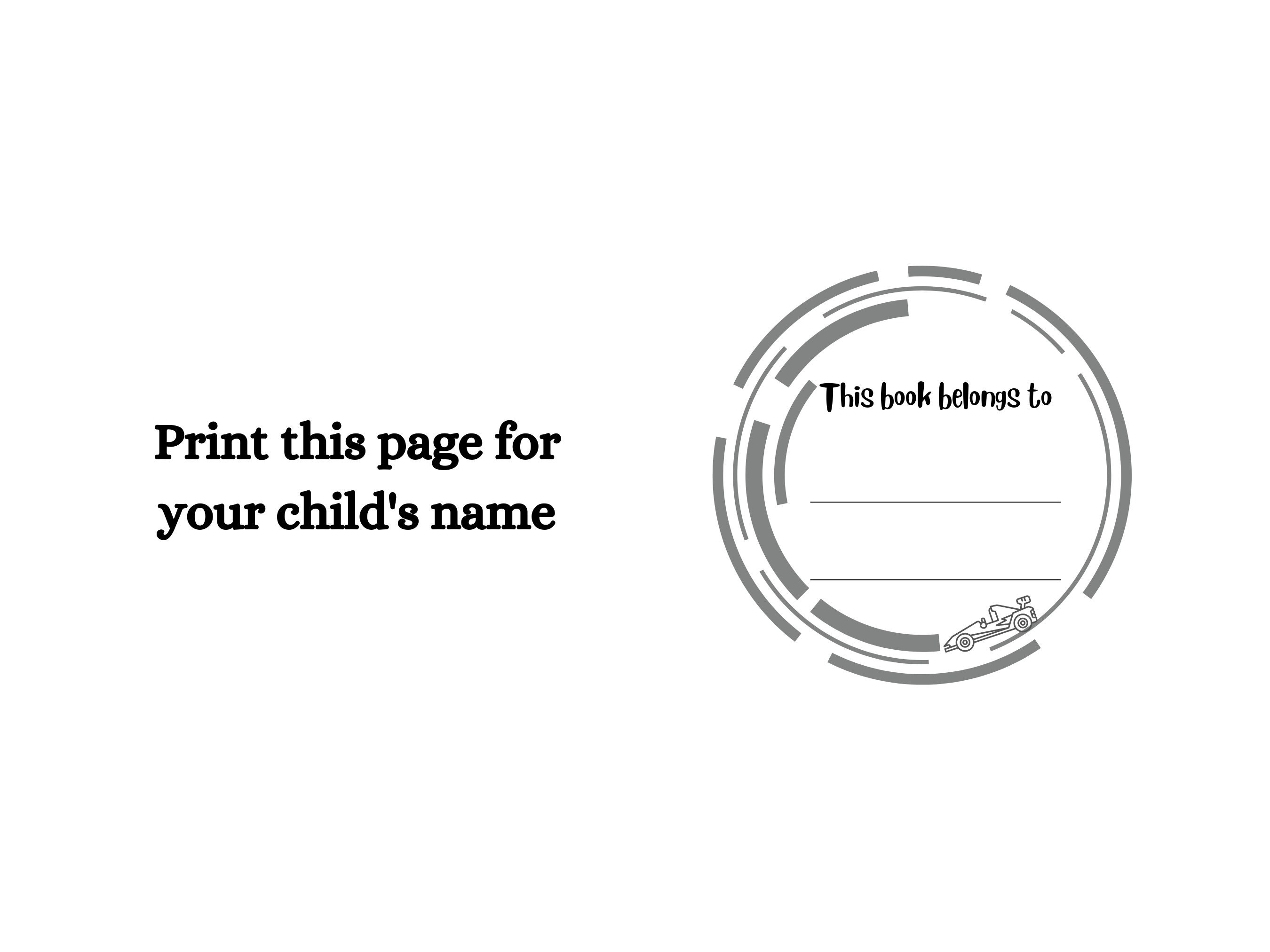 Race Cars Coloring Book | 50 Pages of Single Car Illustrations and ...