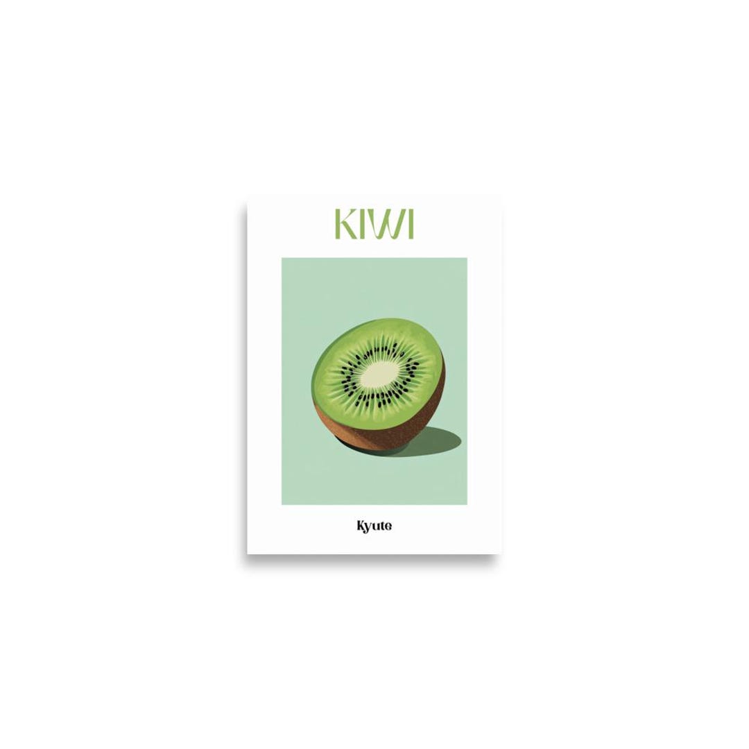 Minimalist Kiwi Poster Fruit Poster Minimalist Poster Wall Decoration ...