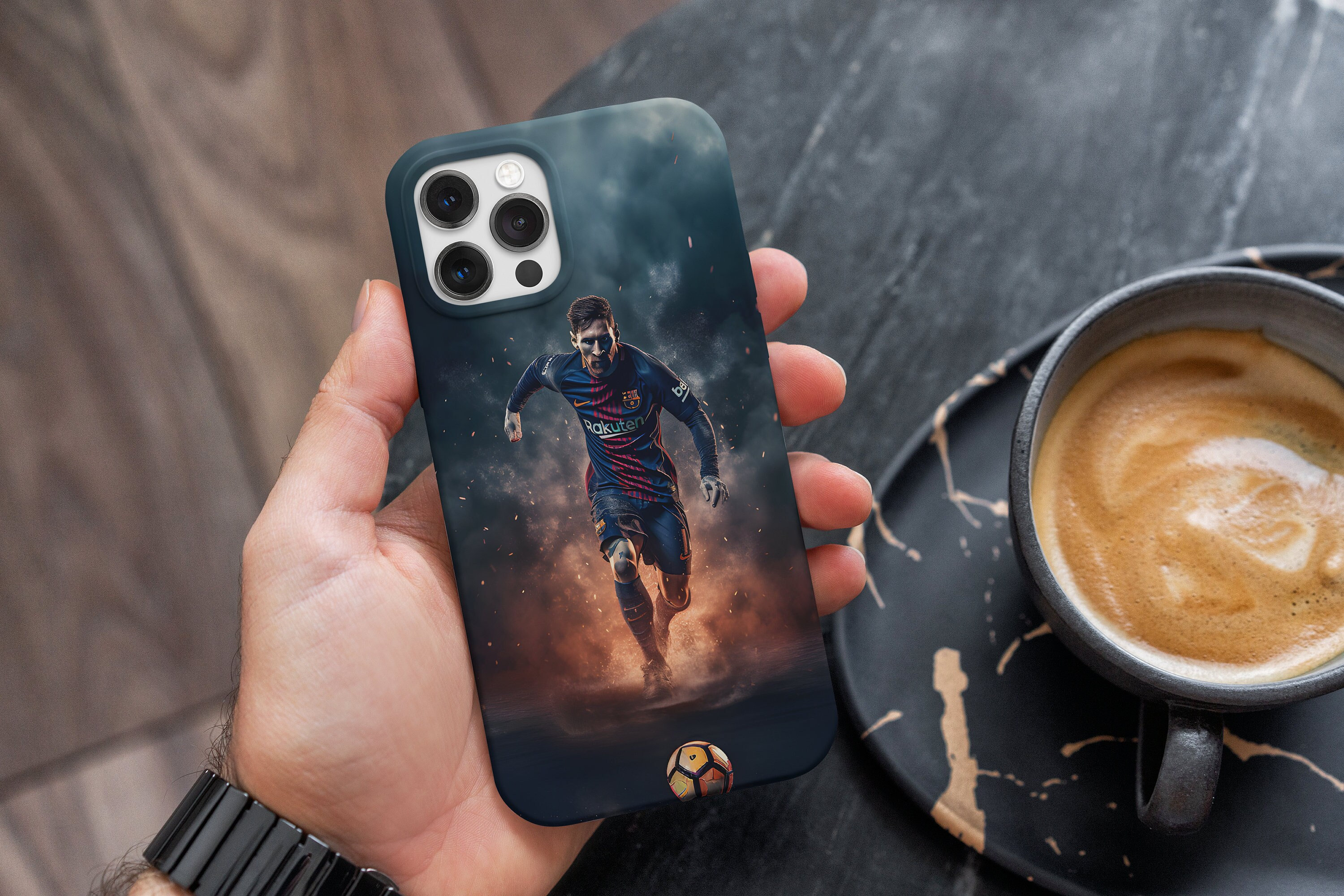 Lionel Messi in Action Tough Phone Case Premium Quality iPhone 13/14 ...