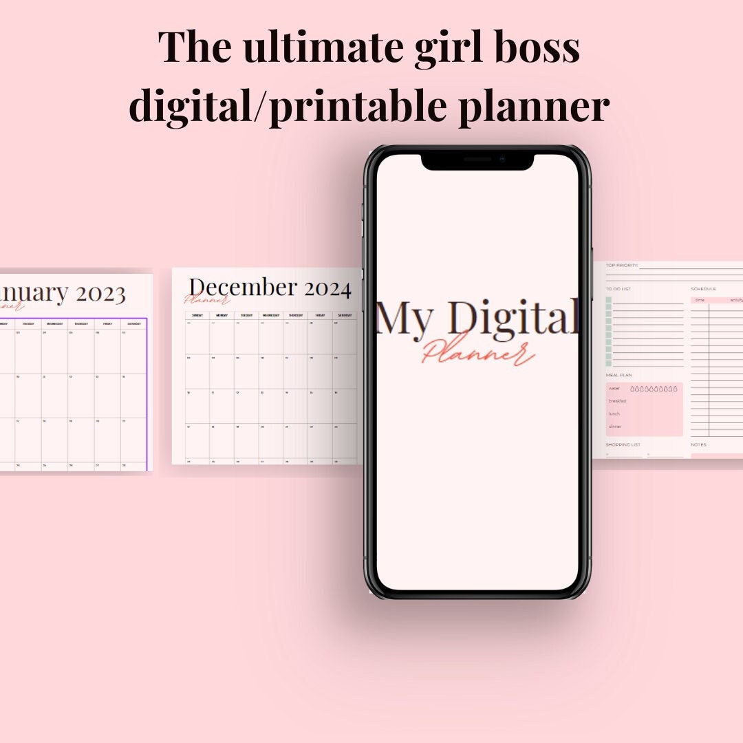 Digital Planner, 2023, 2024, Printable - Etsy