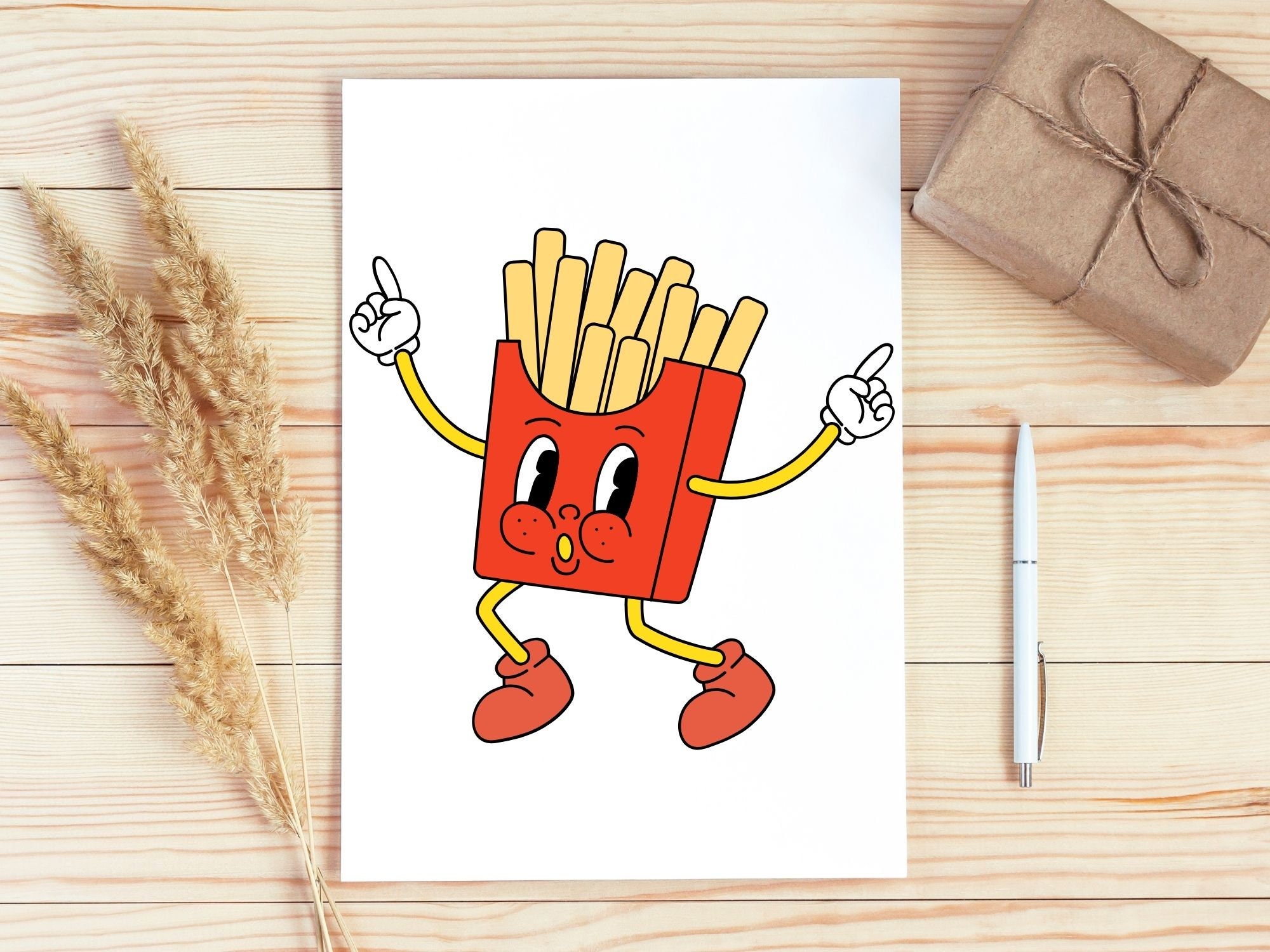 French Fries Svg French Fry Svg Silhouette Cricut Cut File - Etsy