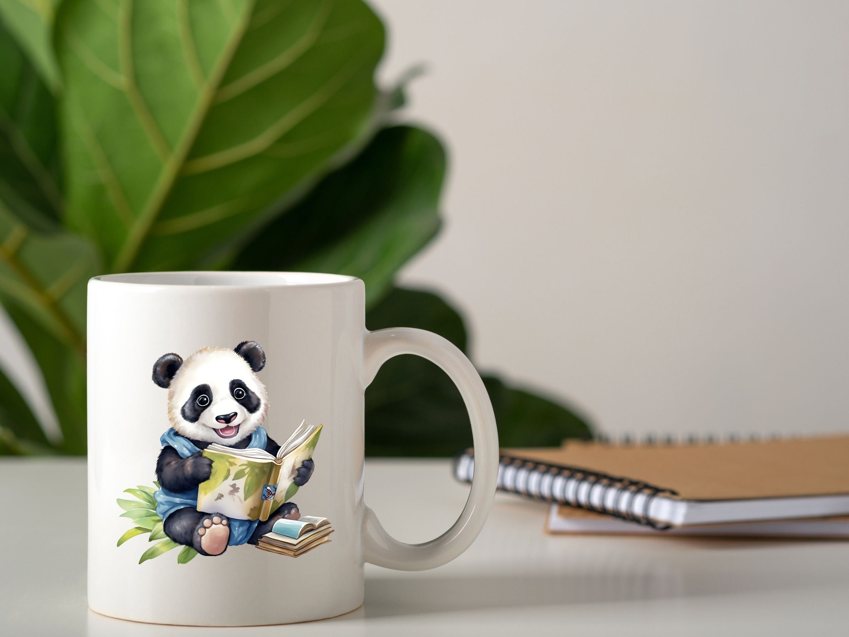 Watercolor Happy Panda Clipart Cute Panda Clipart Bundle - Etsy