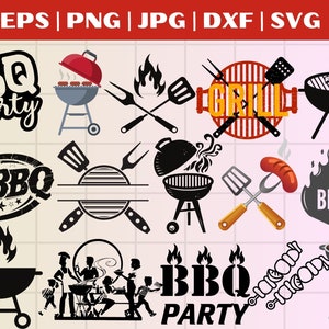 BBQ Svg BBQ Svg Bundle Barbeque Svg barbeque Grill Svg Grill Svg Cut ...