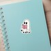 Personalized Ghost Reading Book Sticker Choose Your Favorite Book Title ...