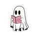 Personalized Ghost Reading Book Sticker Choose Your Favorite Book Title ...
