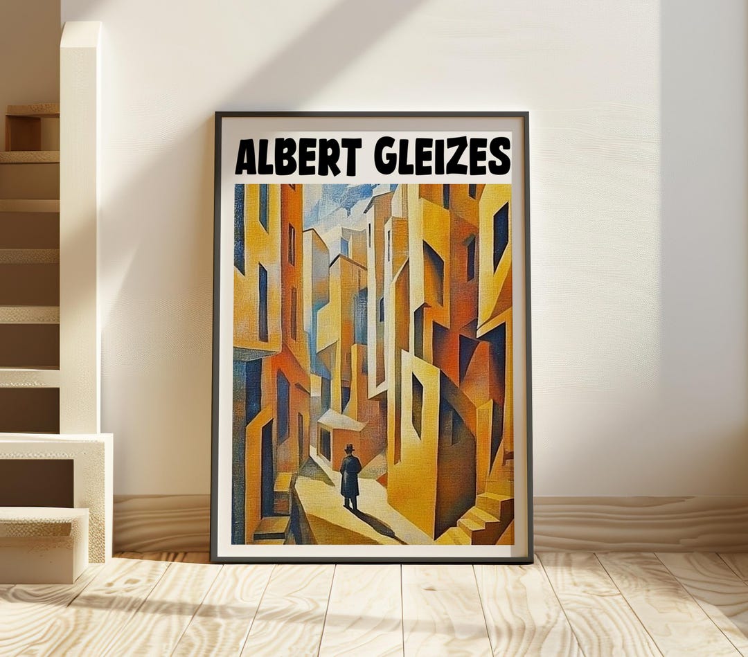 Albert Gleizes-inspired Cubism Poster– Geometric Masterpieces for ...