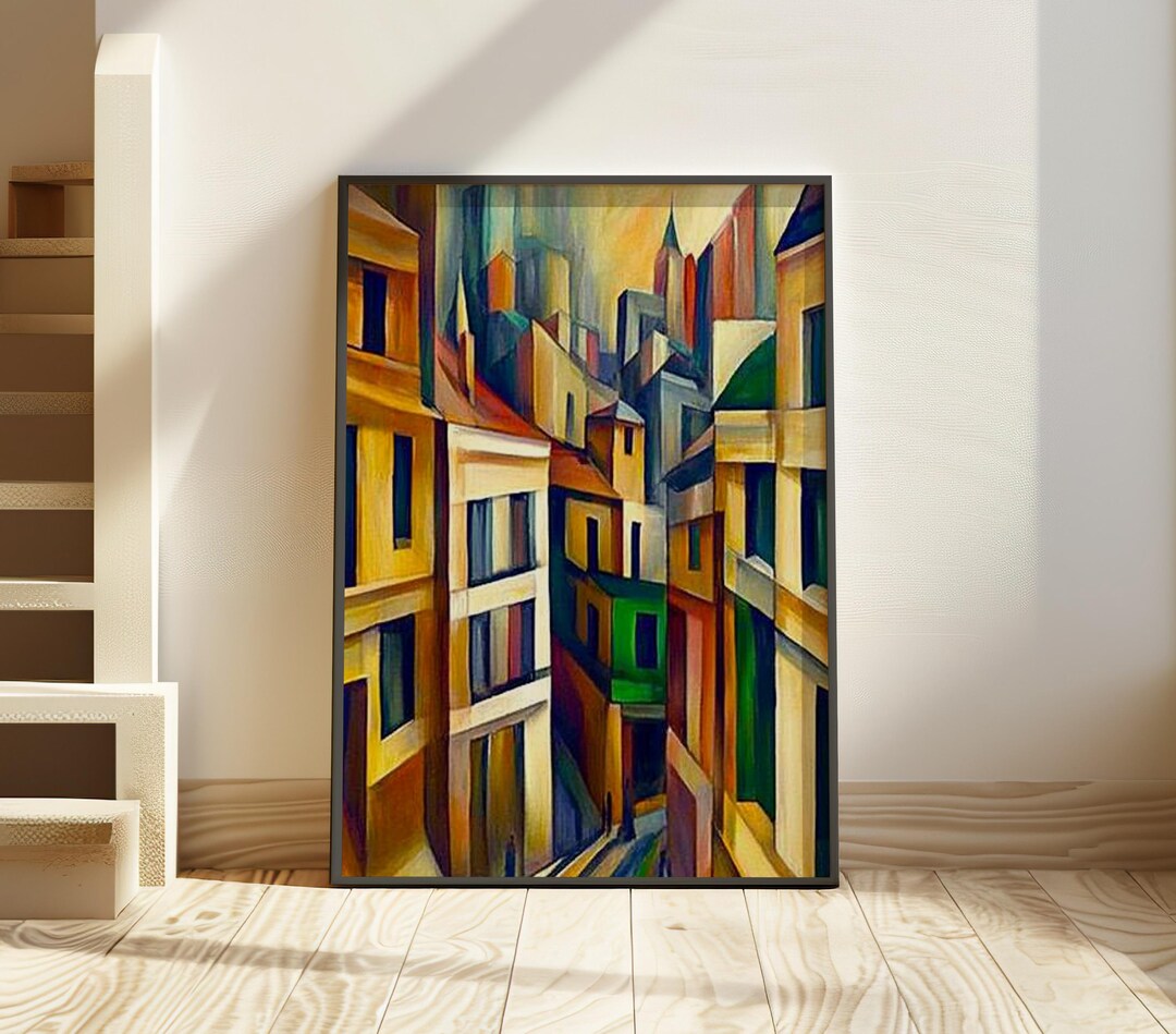 Albert Gleizes-inspired Cubism Poster– Geometric Masterpieces for ...