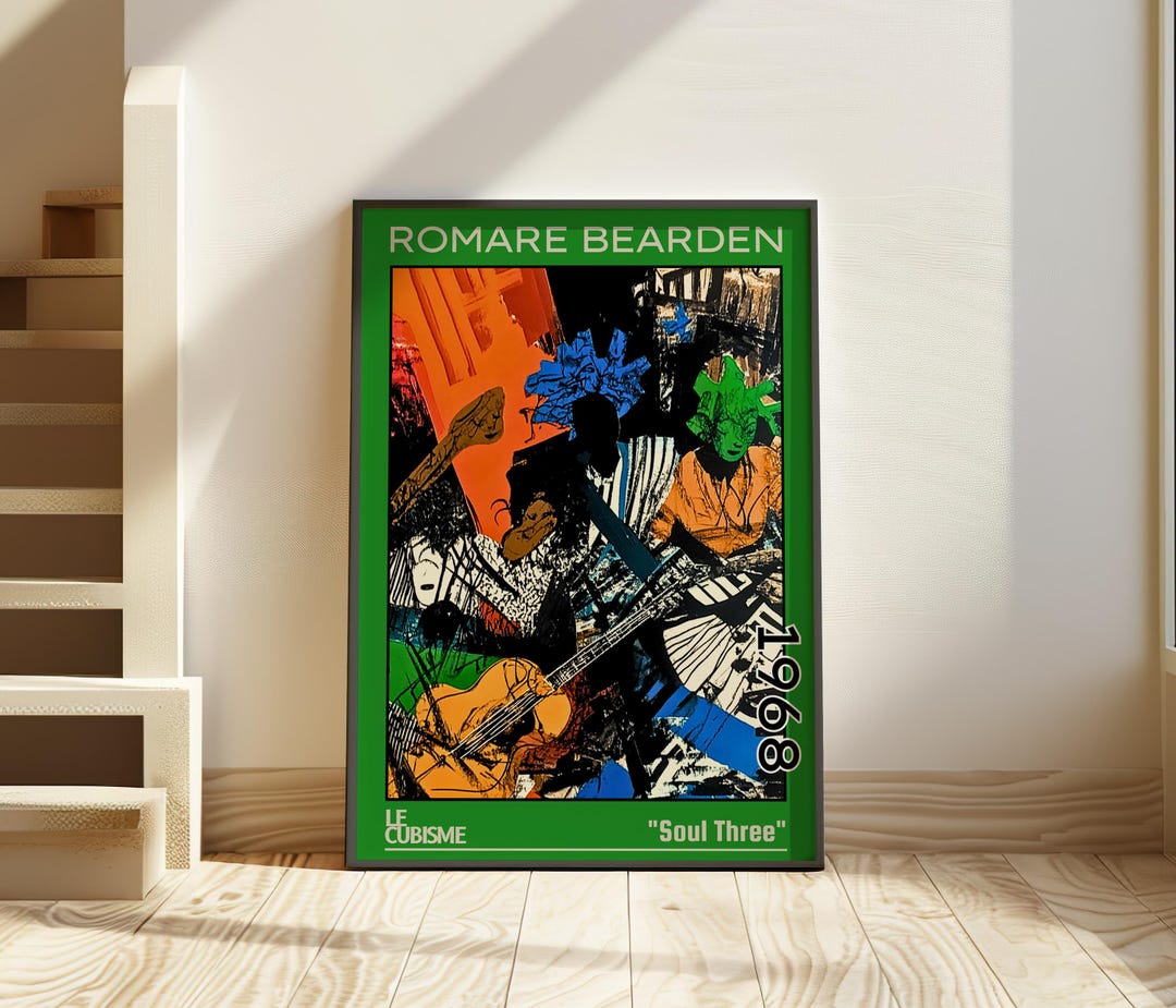 Soul Three 1968 - Romare Bearden Inspired Jazz Collage Print / Abstract ...