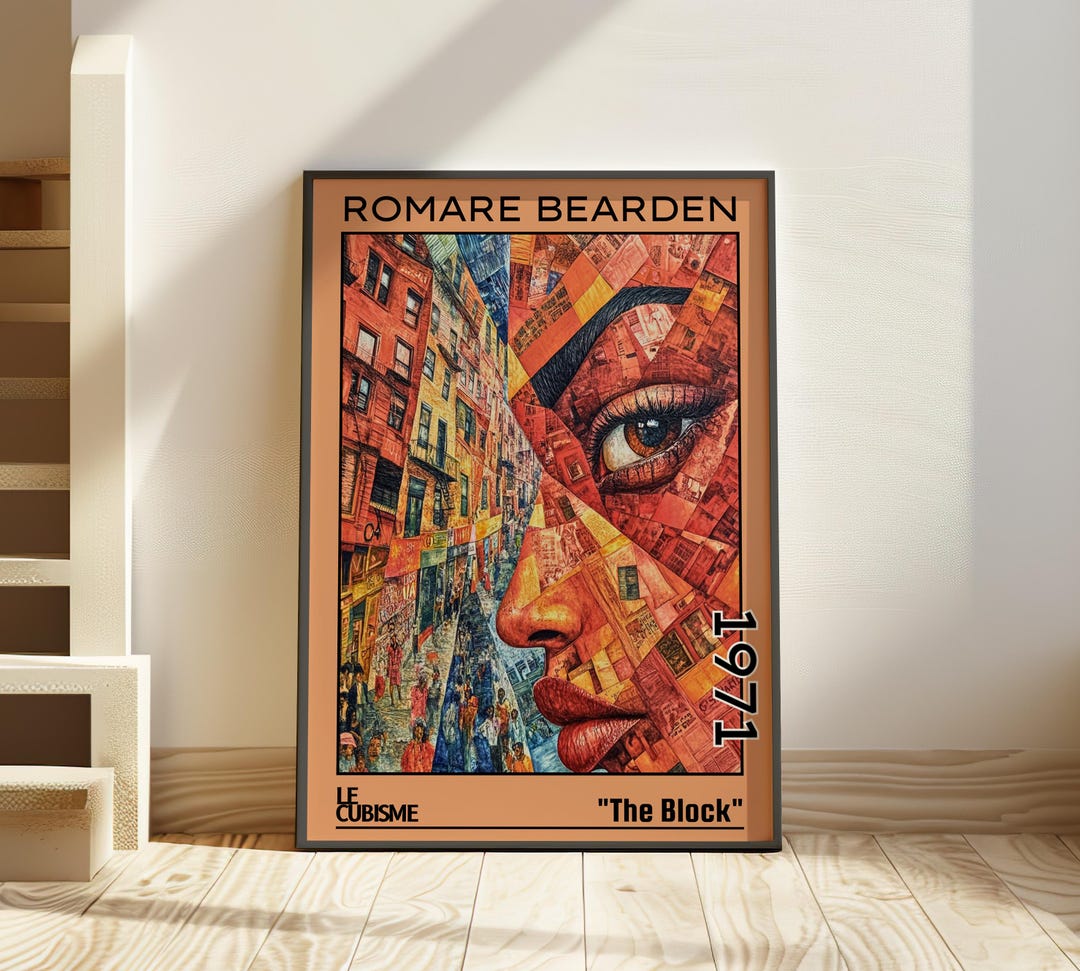 The Block 1971 - Romare Bearden Print / Poster - Harlem Street Scene ...