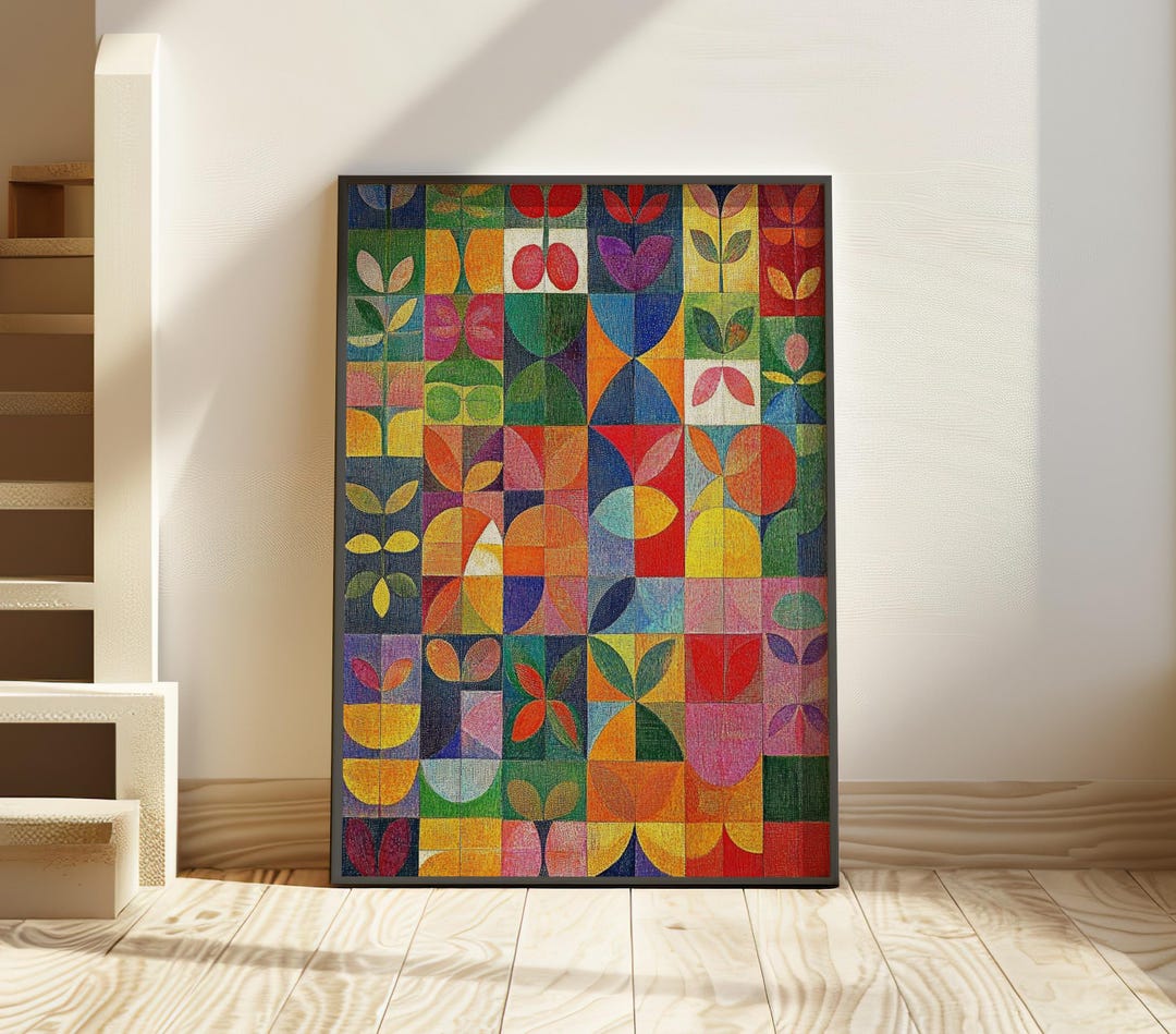 Sonia Delaunay-inspired Orphism Cubism Art Poster – Bold Vibrant ...
