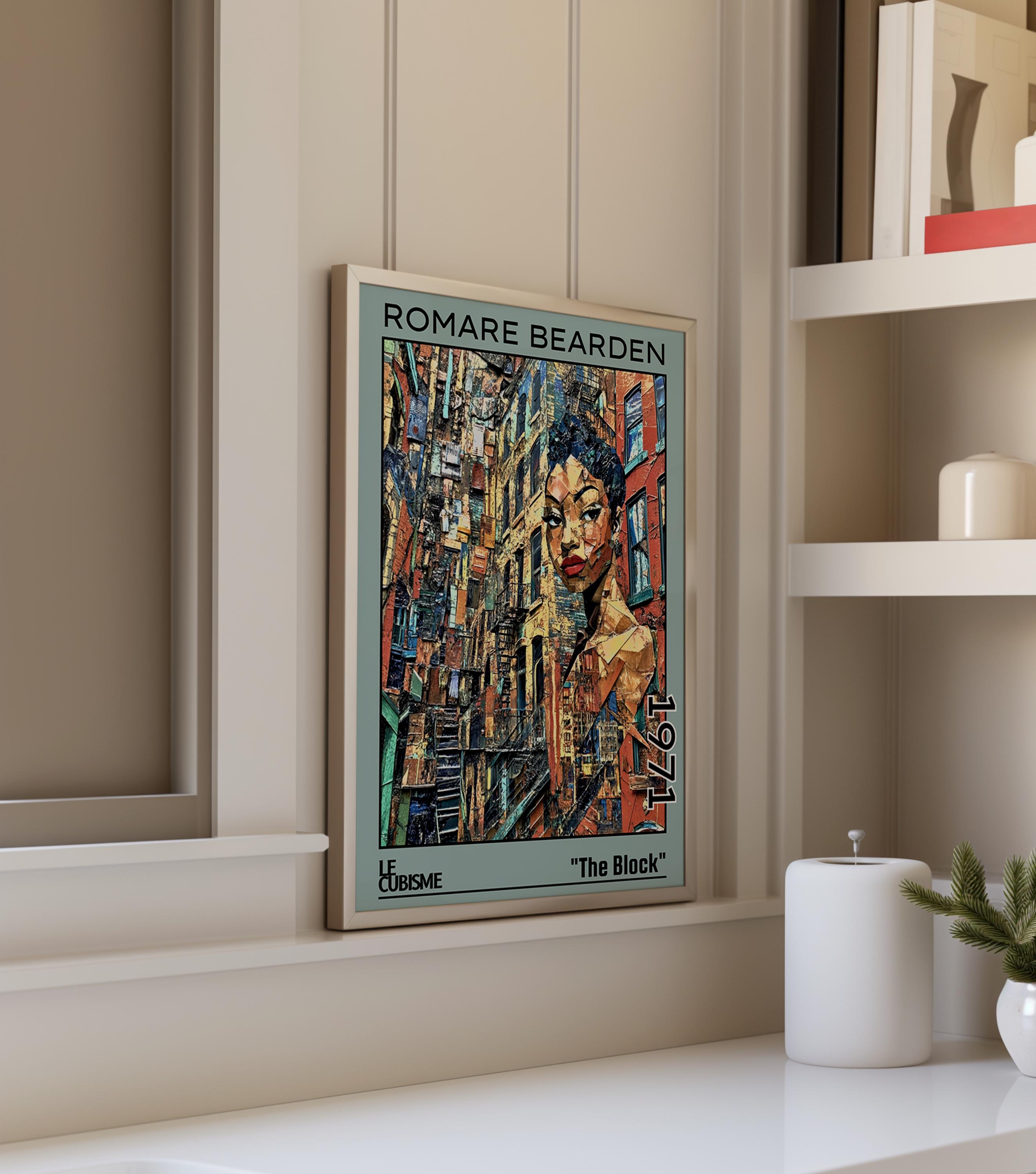 The Block 1971 - Romare Bearden Print / Poster - Harlem Street Scene ...