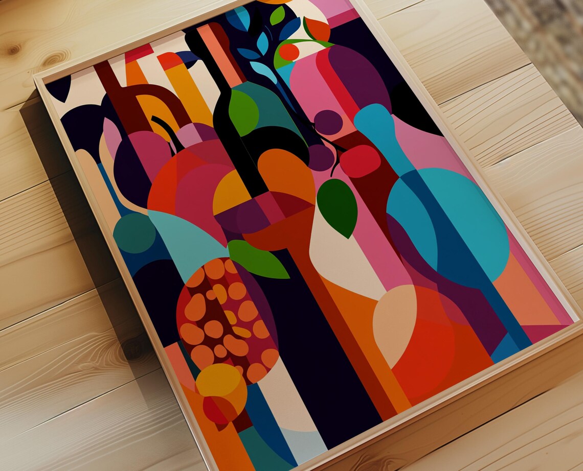 André Derain Inspired Poster - Modern Art Print - Cubist Wall Decor ...