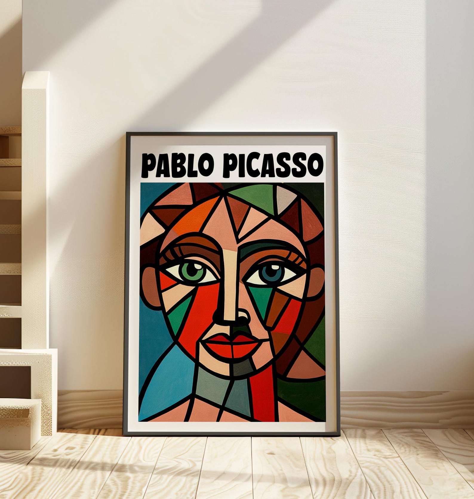 Pablo Picasso-inspired Art Poster Abstract Cubism Print Picasso Wall ...