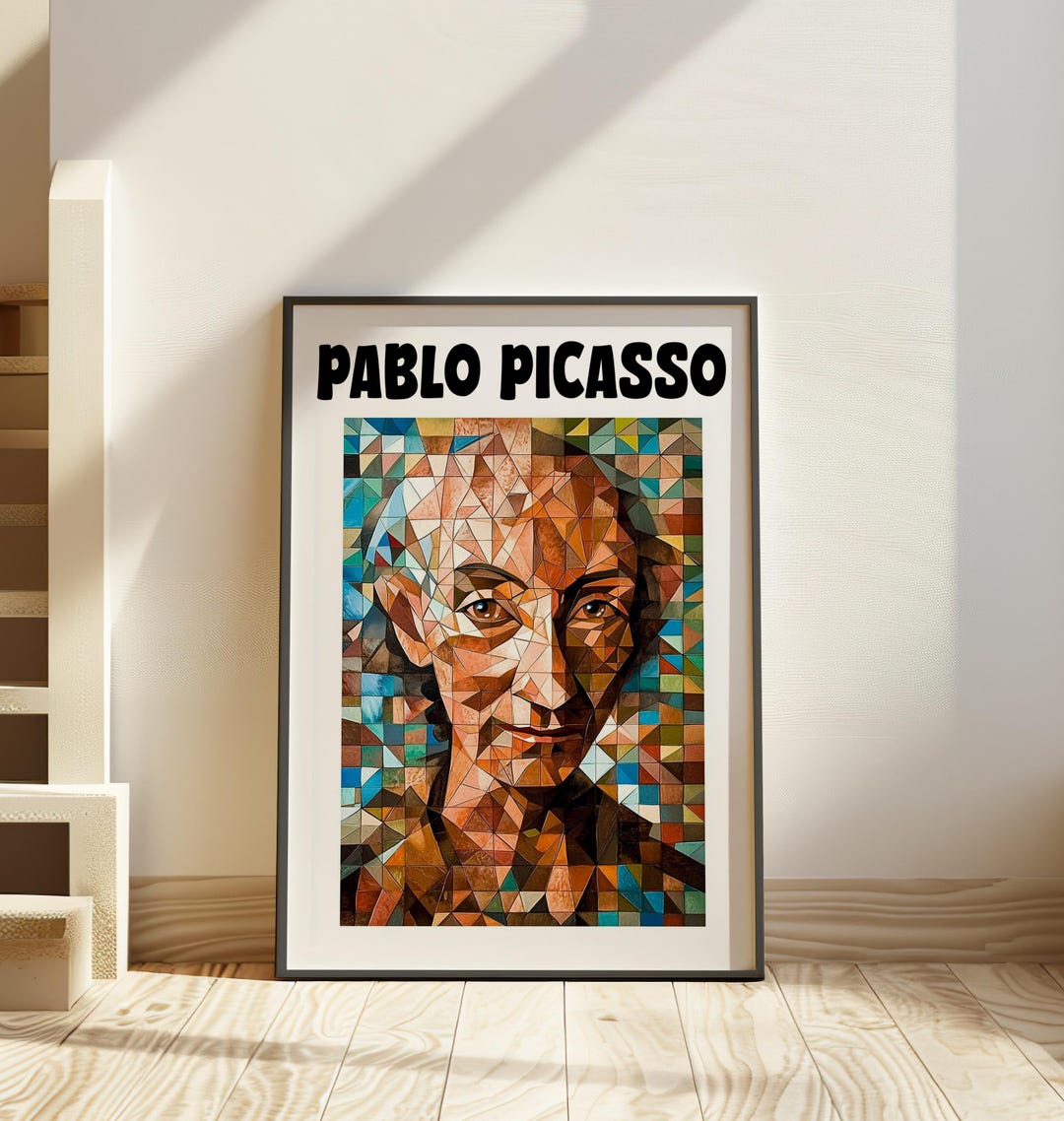 Pablo Picasso-inspired Art Poster Abstract Cubism Print Picasso Wall ...