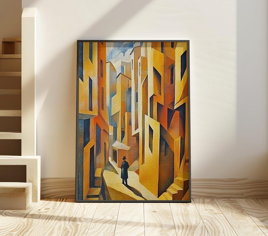 Albert Gleizes-inspired Cubism Poster– Geometric Masterpieces for ...