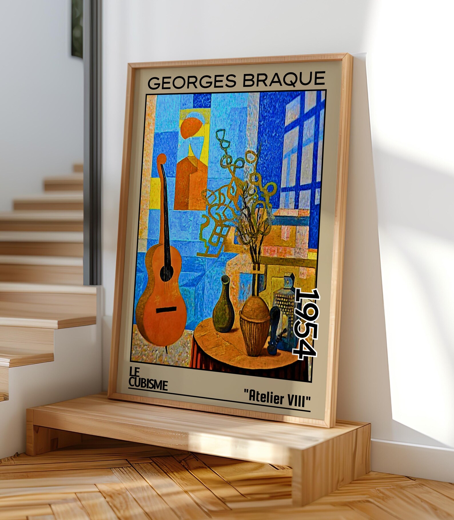 Atelier VIII 1954 – Georges Braque Print / Poster – Mid-century Cubist ...