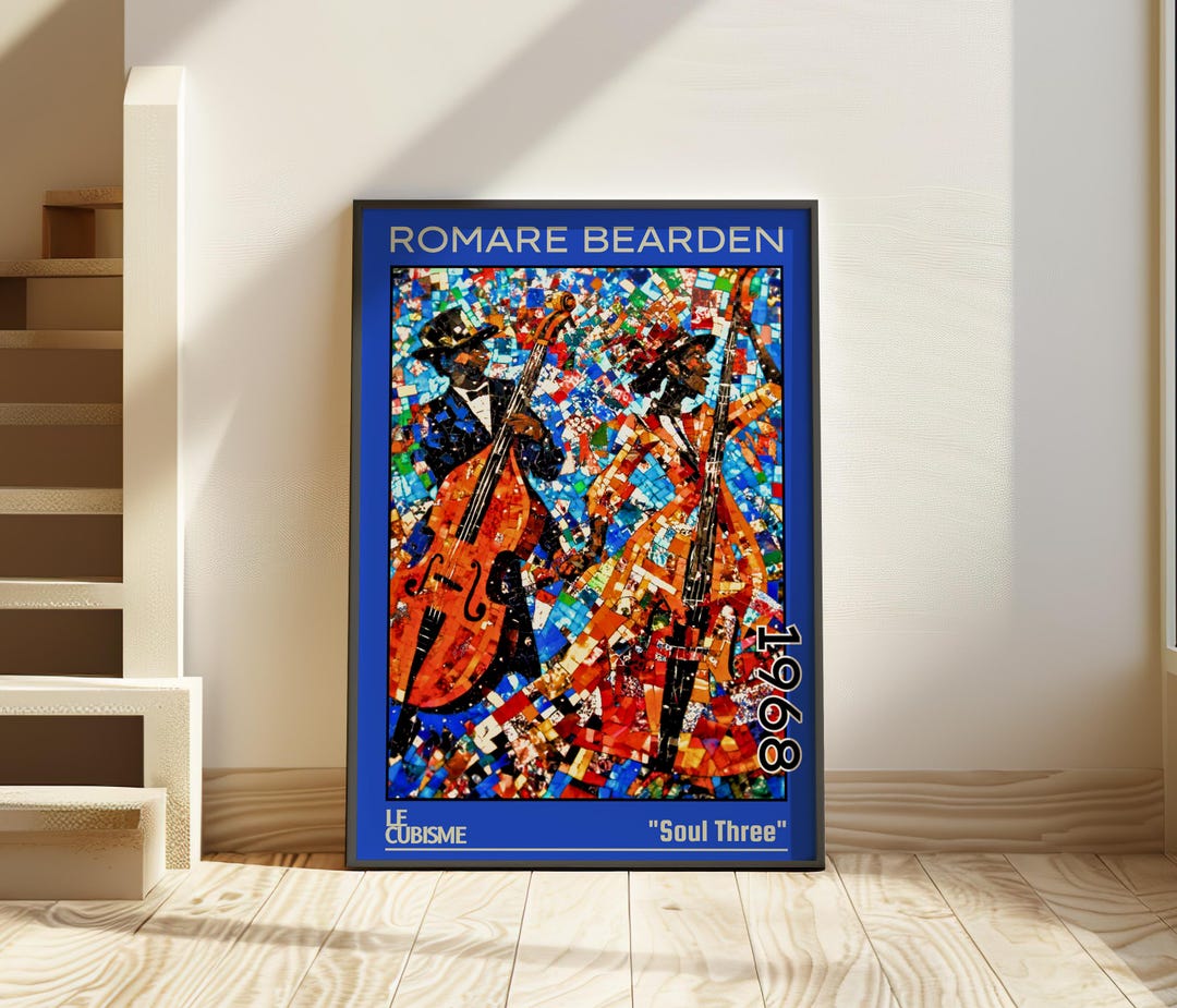 Soul Three 1968 - Romare Bearden Inspired Jazz Collage Print / Abstract ...