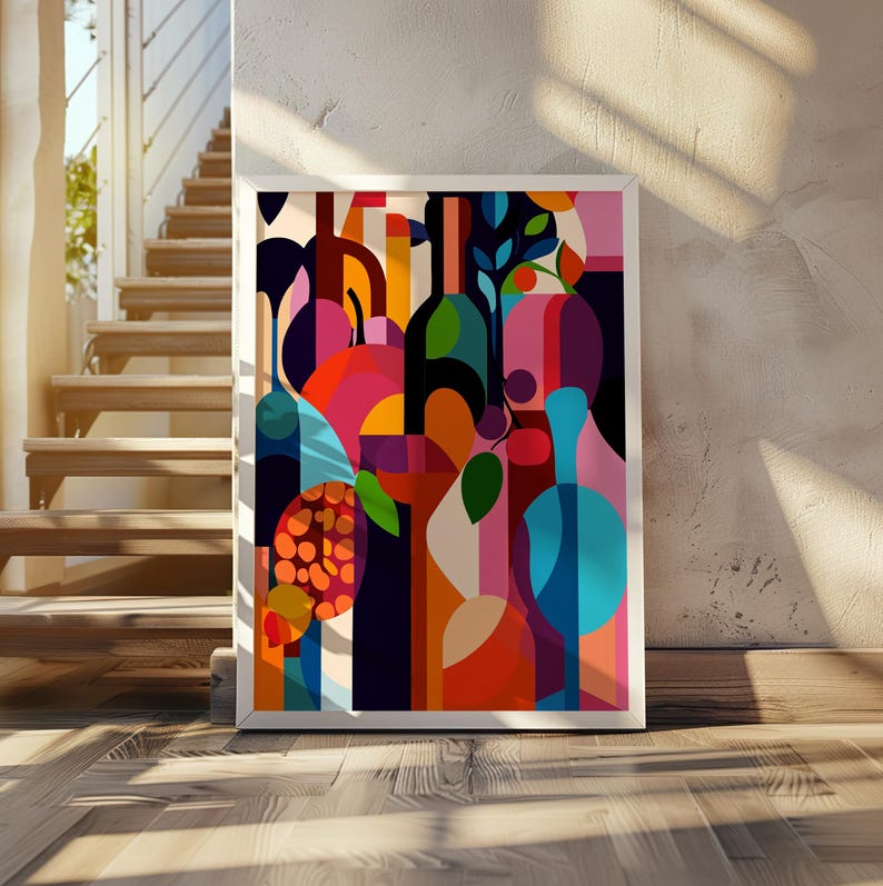 André Derain Inspired Poster - Modern Art Print - Cubist Wall Decor ...
