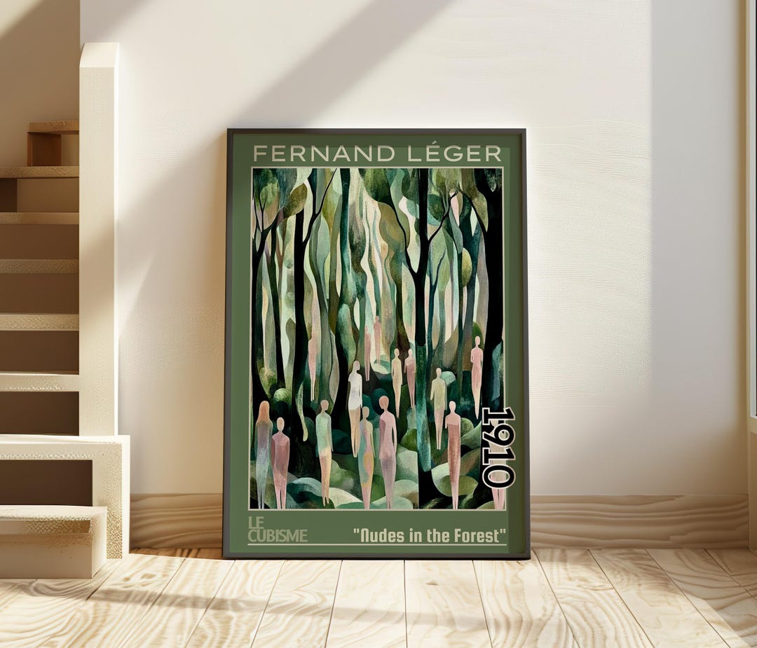 Nudes in the Forest 1910 – Fernand Léger Print / Poster – Early Cubism ...