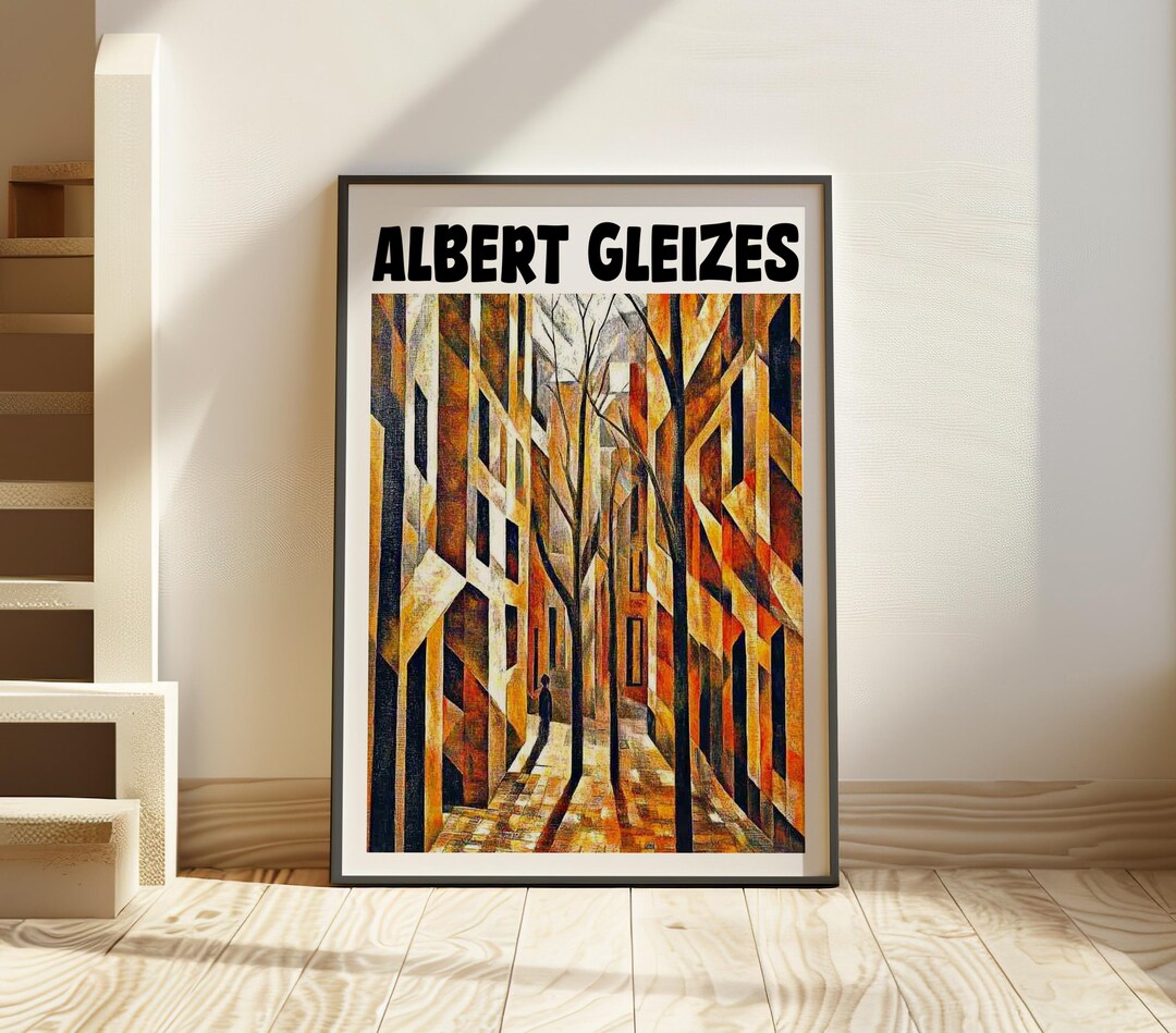 Albert Gleizes-inspired Cubism Poster– Geometric Masterpieces for ...