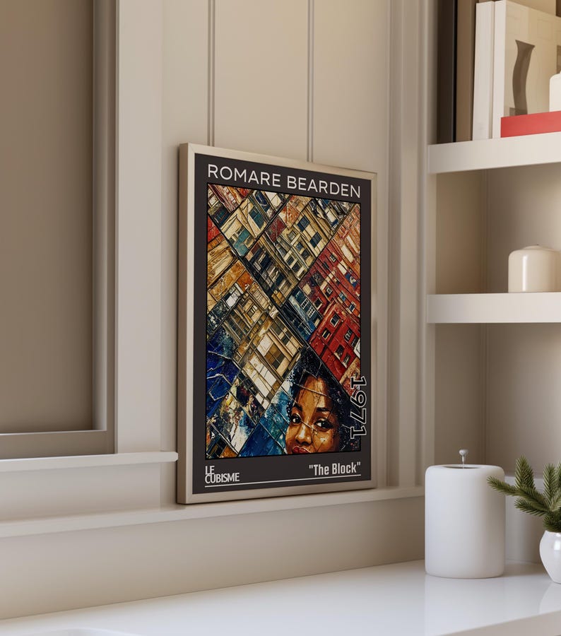 The Block 1971 - Romare Bearden Print / Poster - Harlem Street Scene ...
