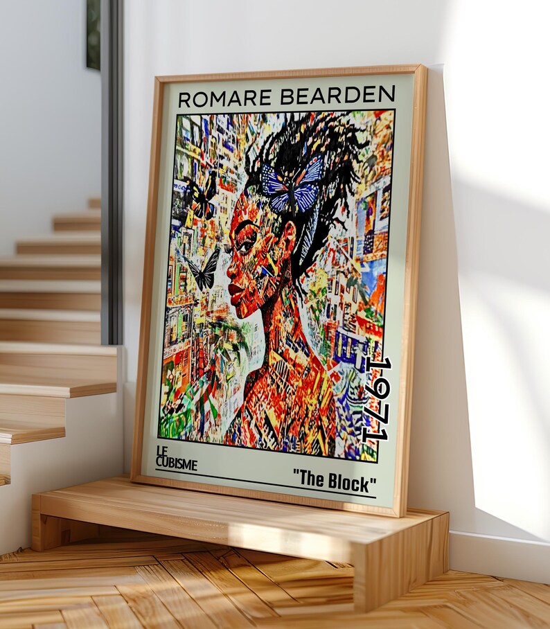 The Block 1971 - Romare Bearden Print / Poster - Harlem Street Scene ...