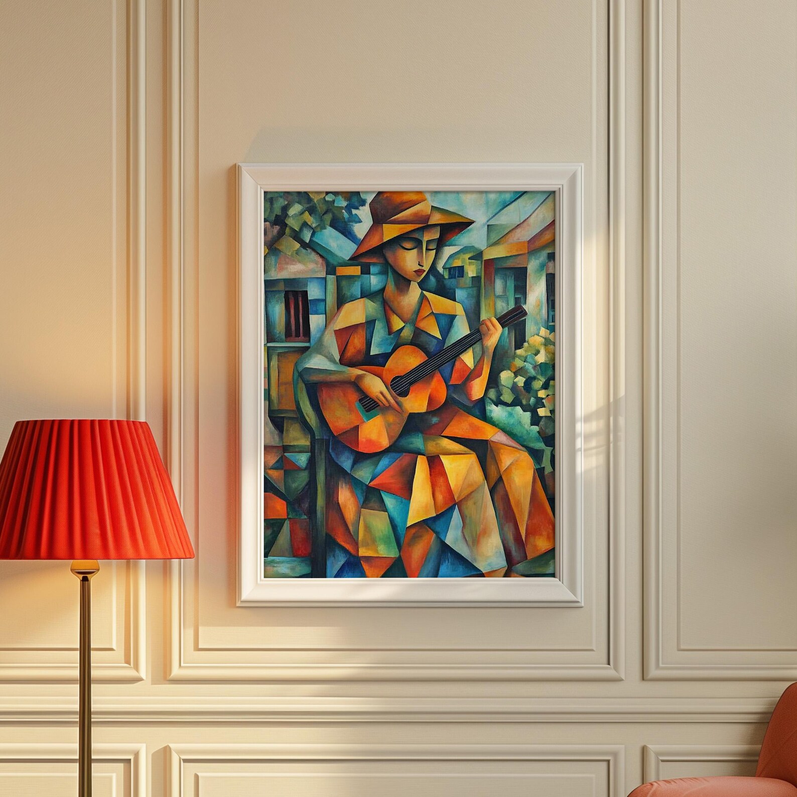 Diego Rivera-inspired Cubism Art Poster - Cubism Inspired Wall Poster ...