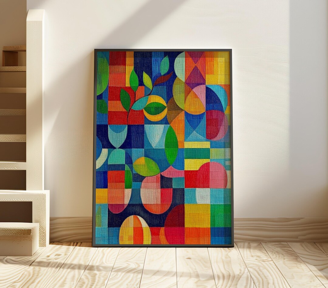 Sonia Delaunay-inspired Orphism Cubism Art Poster – Bold Vibrant ...