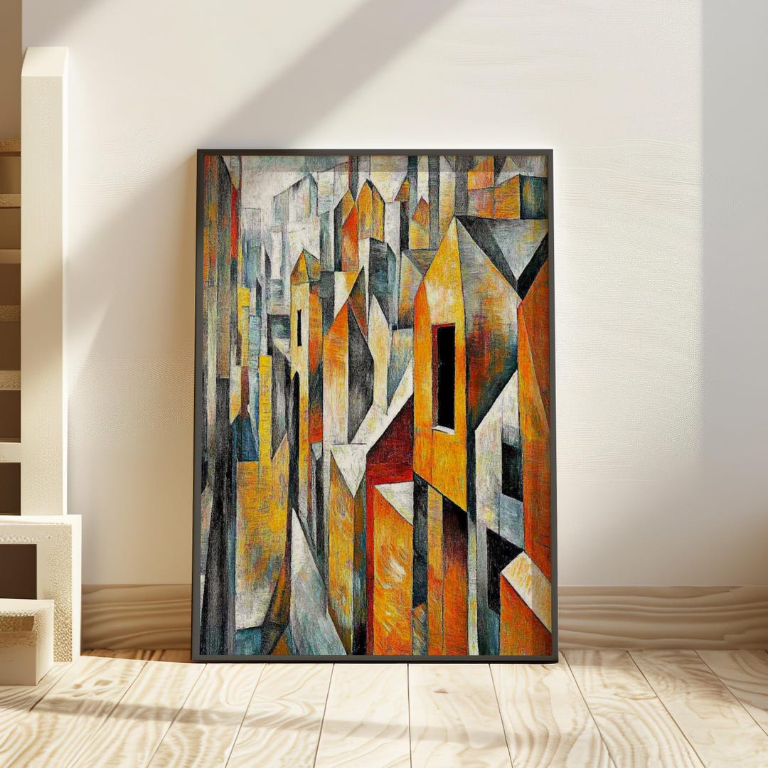 Albert Gleizes-inspired Cubism Poster– Geometric Masterpieces for ...