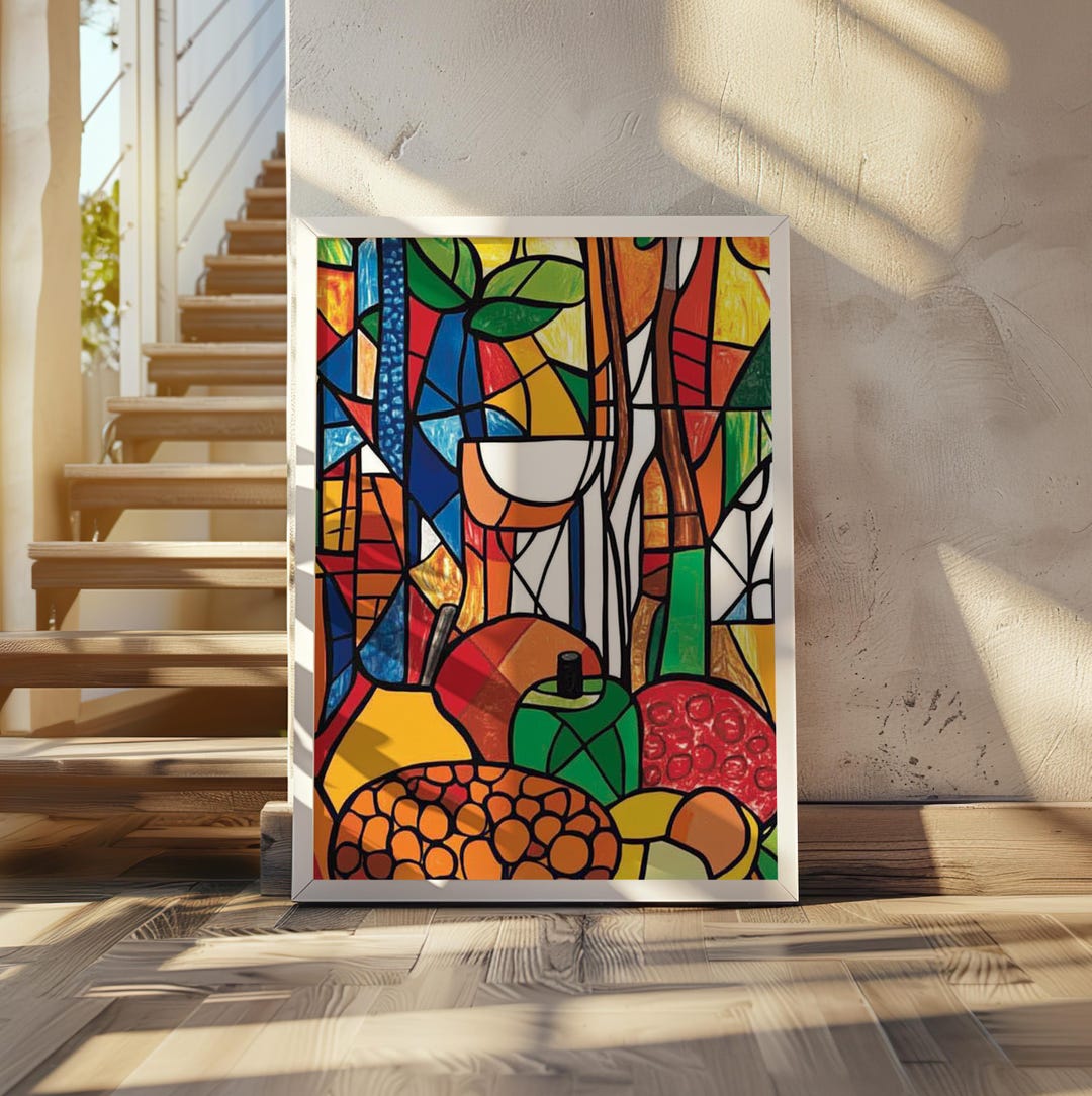 André Derain Inspired Poster - Modern Art Print - Cubist Wall Decor ...