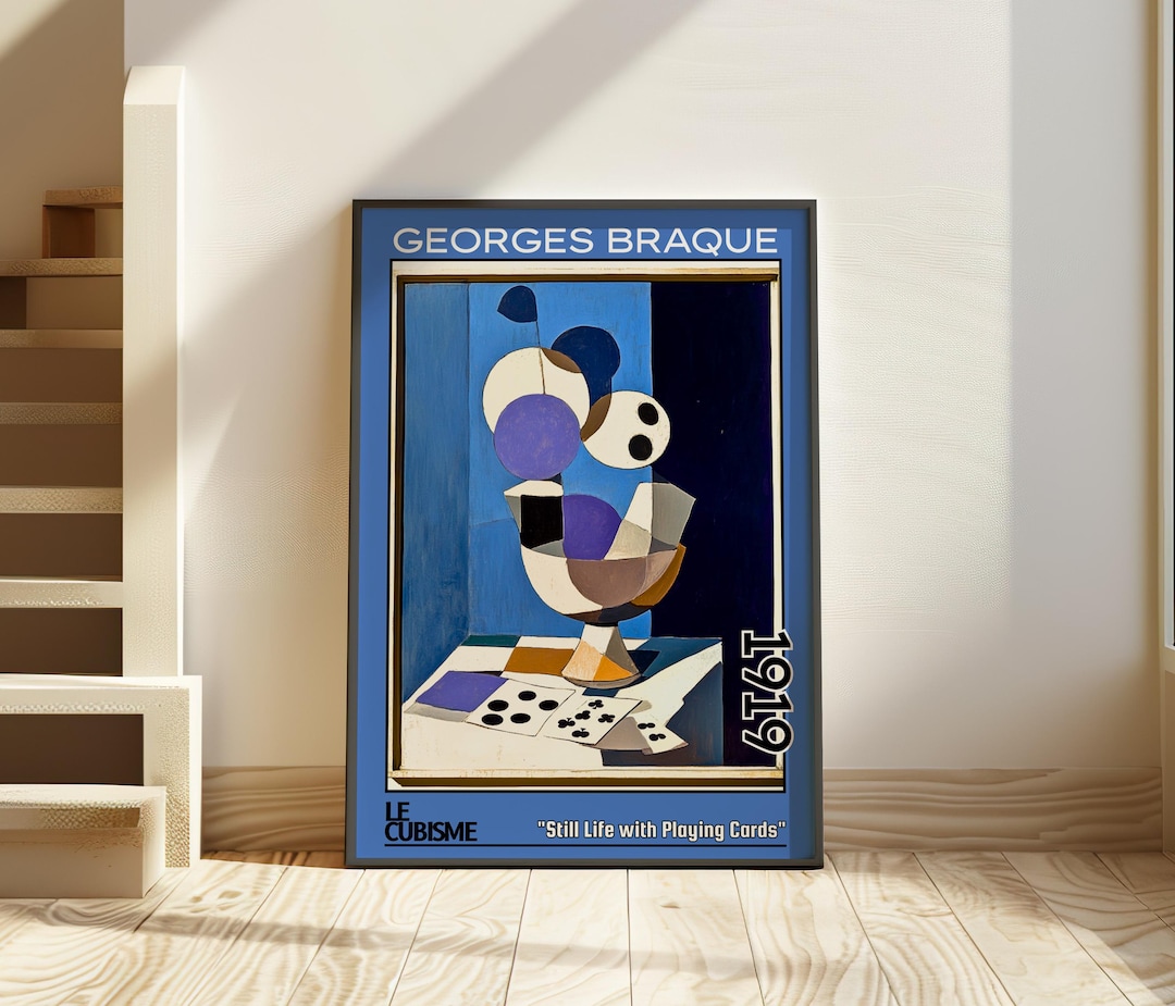 Still Life With Playing Cards 1919 – Georges Braque Print / Poster ...
