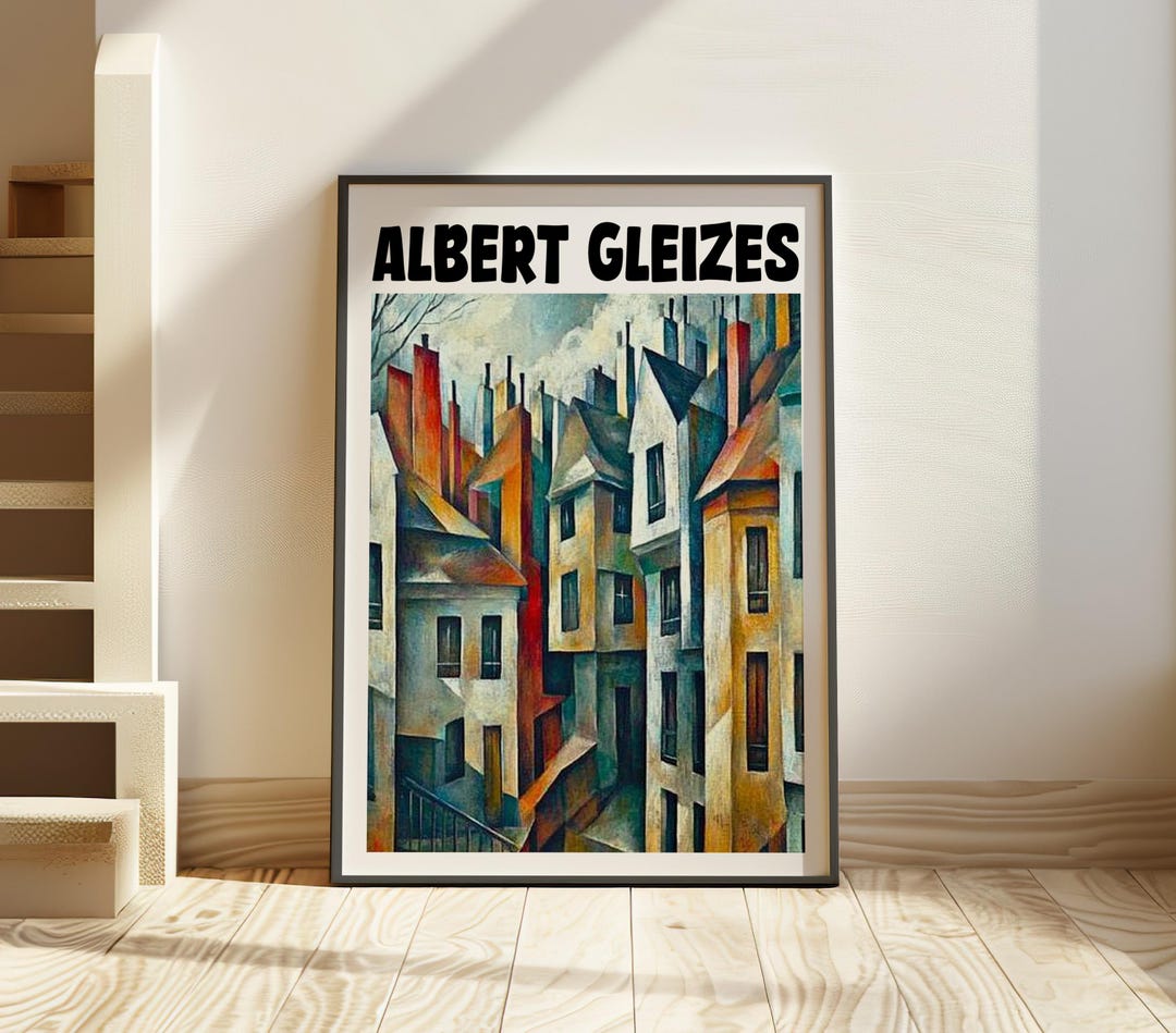 Albert Gleizes-inspired Cubism Poster– Geometric Masterpieces for ...