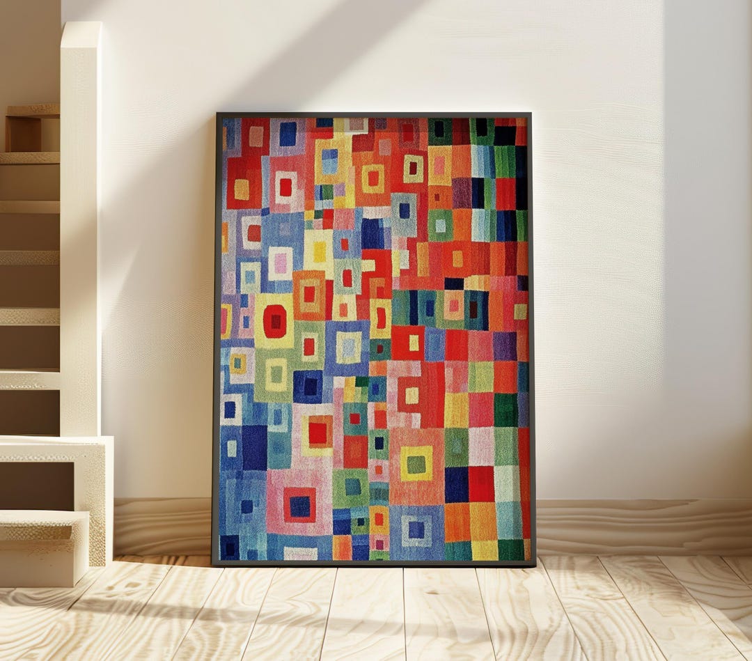 Sonia Delaunay-inspired Orphism Cubism Art Poster – Bold Vibrant ...