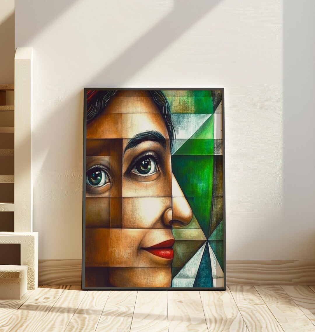 Jean Metzinger-inspired Cubism Art Poster - Cubist Art Print - Cubism ...