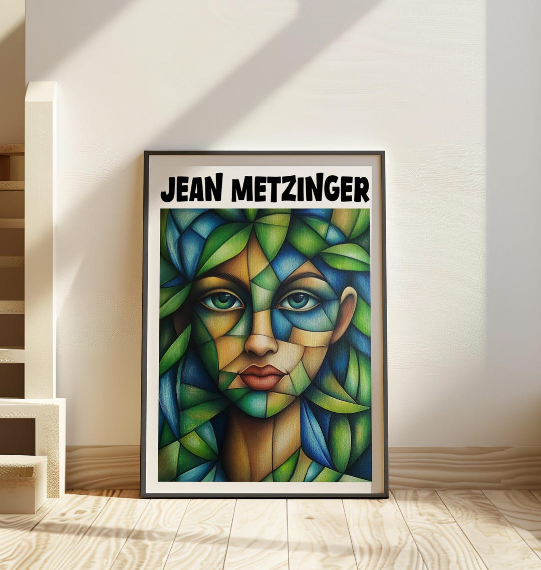 Jean Metzinger-inspired Cubism Art Poster Cubist Art Print Cubism ...