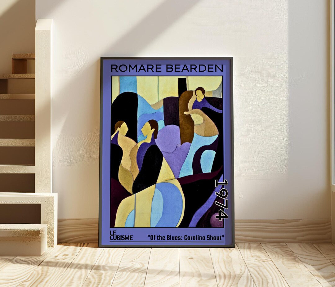 Carolina Shout Romare Bearden Inspired Jazz Blues Collage Print ...