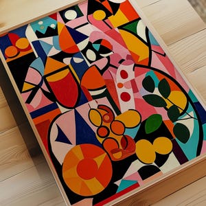 André Derain Inspired Poster - Modern Art Print - Cubist Wall Decor ...