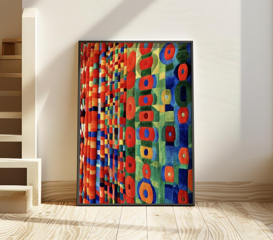 Sonia Delaunay-inspired Orphism Cubism Art Poster – Bold Vibrant ...