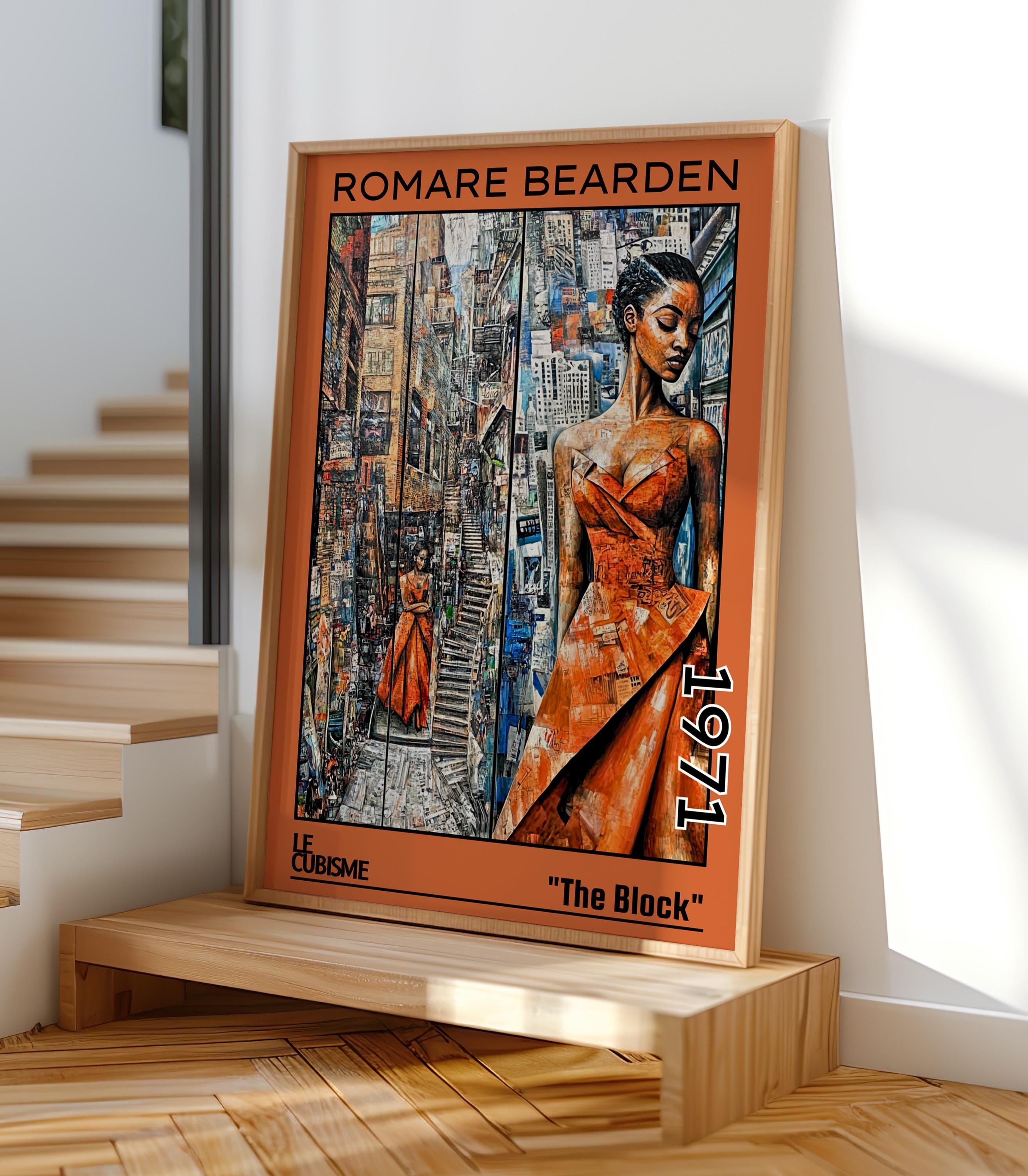 The Block 1971 - Romare Bearden Print / Poster - Harlem Street Scene ...
