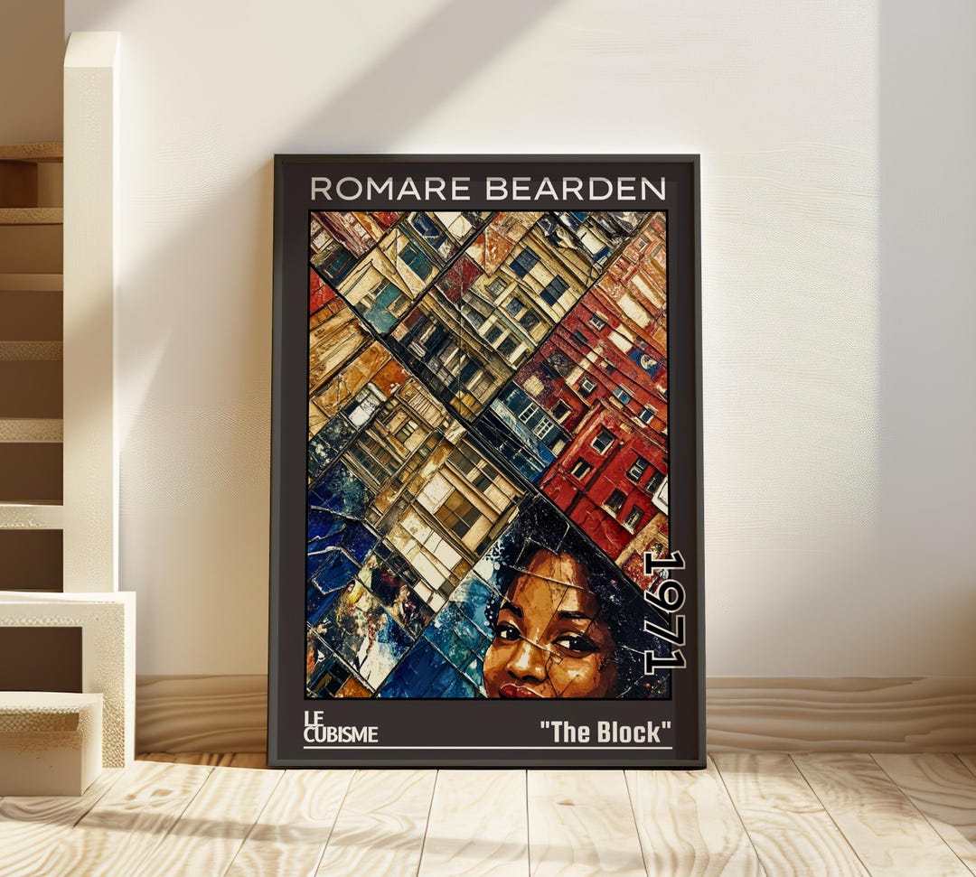 The Block 1971 - Romare Bearden Print / Poster - Harlem Street Scene ...